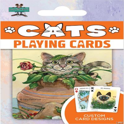 MasterPieces Cats Playing Cards - 54 Card Deck for Adults | Oriental ...
