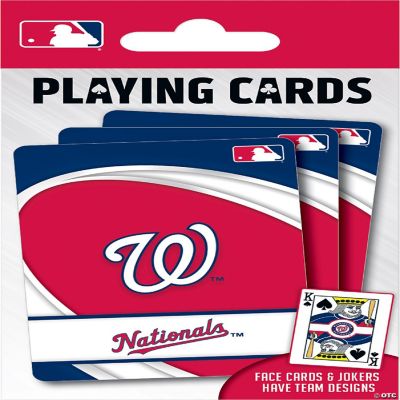 Officially Licensed MLB Washington Nationals Playing Cards - 54 Card ...