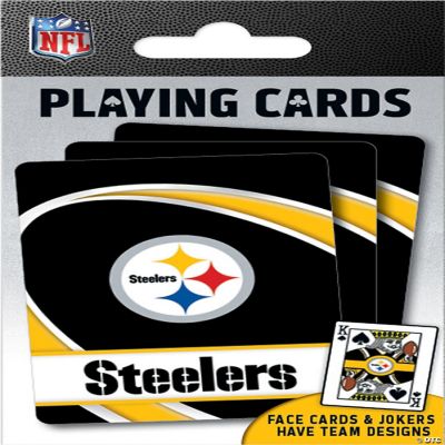 Officially Licensed NFL Pittsburgh Steelers Playing Cards - 54 Card ...