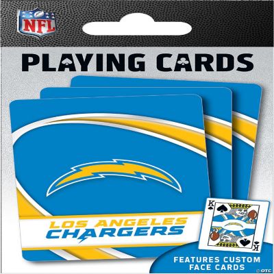 Officially Licensed NFL Los Angeles Chargers Playing Cards - 54 Card ...