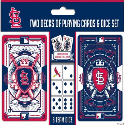 MLB St. Louis Cardinals 2-Pack Playing cards & Dice set | Oriental Trading