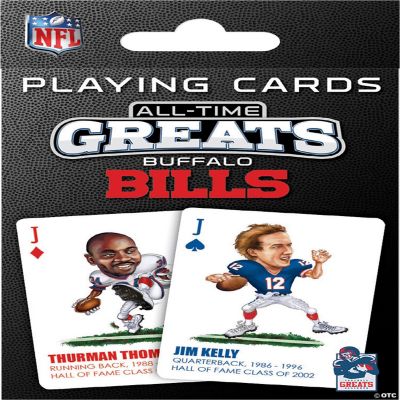 Officially Licensed NFL Buffalo Bills Playing Cards - 54 Card Deck ...