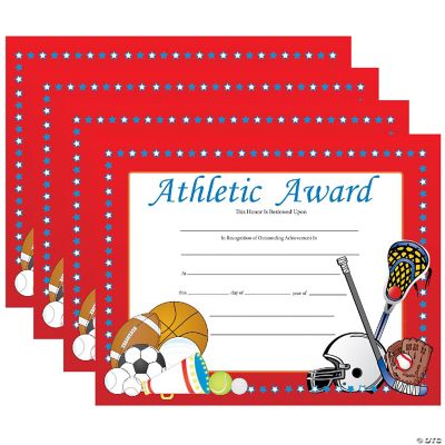 Creative Shapes Etc. - Recognition Certificate - Athletic Award ...
