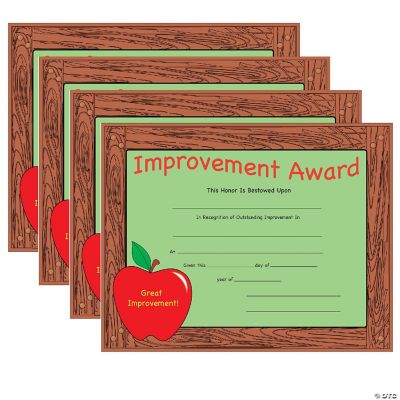 Creative Shapes Etc. - Recognition Certificate - Improvement Award ...