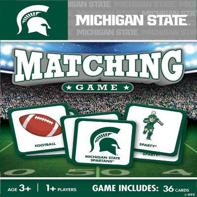 Licensed NCAA Michigan State Spartans Matching Game for Kids and Families