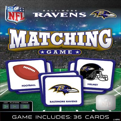 Licensed NFL Baltimore Ravens Matching Game for Kids and Families ...