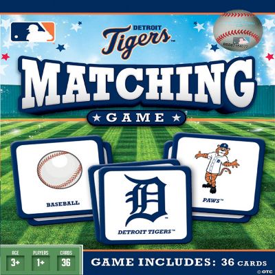 Licensed MLB Detroit Tigers Matching Game for Kids and Families ...