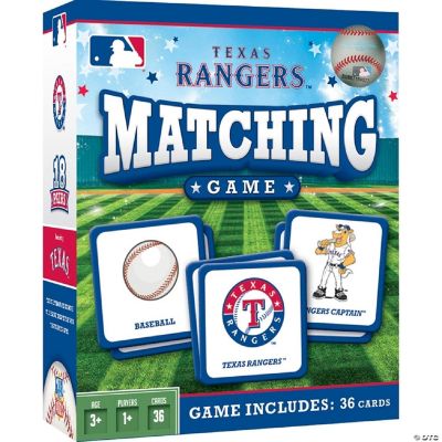 Licensed MLB Texas Rangers Matching Game for Kids and Families ...