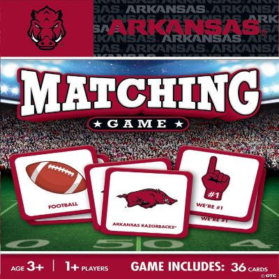 Licensed NCAA Arkansas Razorbacks Matching Game for Kids and Families ...