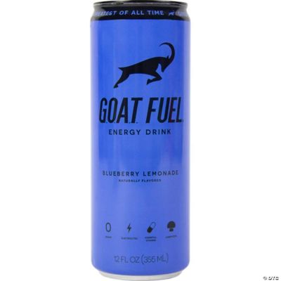 G.O.A.T Fuel Energy Drink Blueberry Lemonade 12 fl oz Pack of 12 ...