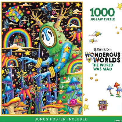 MasterPieces Wonderous Worlds - The World Was Mad 1000 Piece Puzzle ...