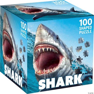 Shark 100 Piece Shaped Jigsaw Puzzle | Oriental Trading