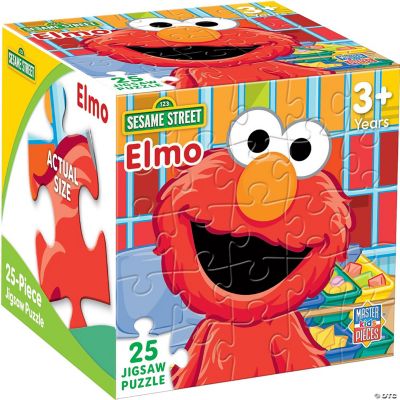 MasterPieces Sesame Street - Elmo 25 Piece Jigsaw Puzzle for Kids ...