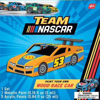NASCAR - Wood Race Car Craft Set | Oriental Trading