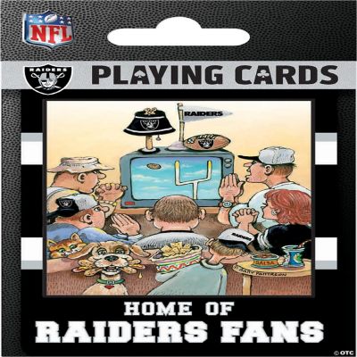 Las Vegas Raiders Fan Deck Playing Cards - 54 Card Deck | Oriental Trading