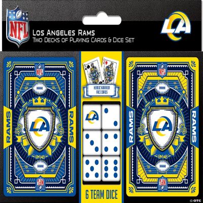 Los Angeles Rams - 2-Pack Playing Cards & Dice Set | Oriental Trading