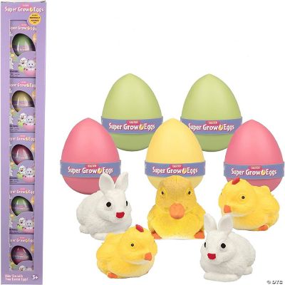 SCS Direct Easter Super Grow Eggs for Kids 5 Pack- Hatch and Grow for ...
