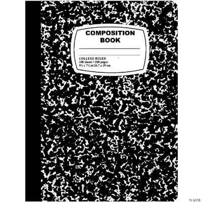Black Marble Composition Book CR