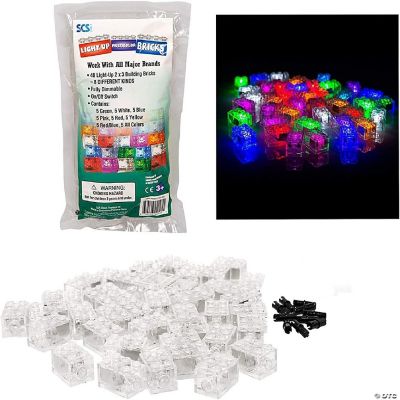 SCS Direct Light Up Building Blocks Bricks with On/Off and Dim Ability ...