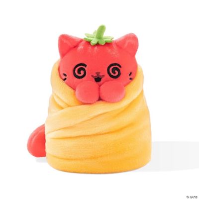 Purritos 7 Inch Plush Cat in Blanket Salsa | Oriental Trading