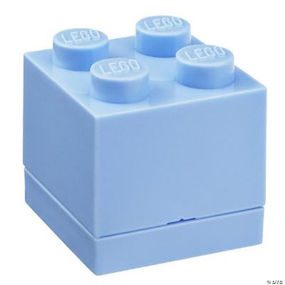 LEGO Mini Box 4, Light Blue | Oriental Trading