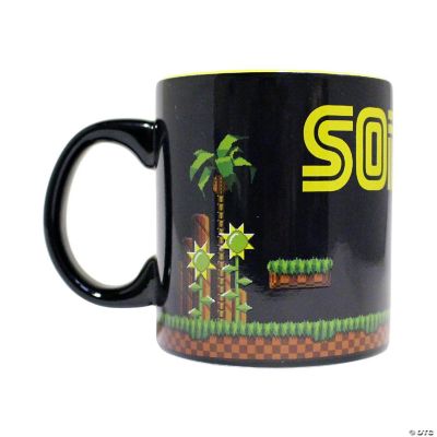 Sonic the Hedgehog Heat-Reveal 20 Ounce Ceramic Mug | Oriental Trading