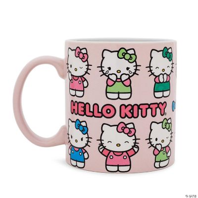Sanrio Hello Kitty Pink Expressions Ceramic Mug Holds 20 Ounces ...