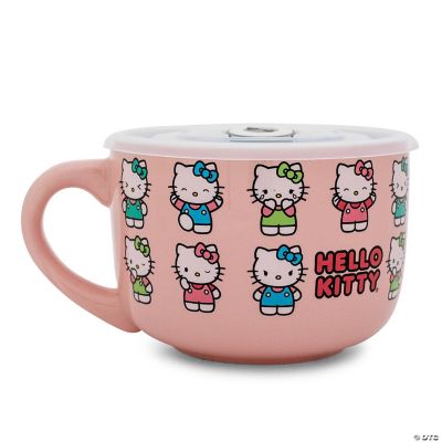 Sanrio Hello Kitty Expressions Ceramic Soup Mug Holds 24 Ounces ...