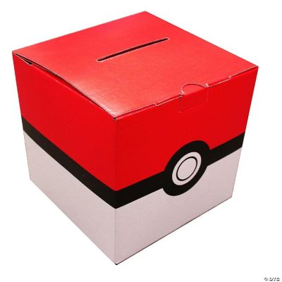 Pokemon 9x9x9 Pokeball Flat Empty Gift Box | Oriental Trading