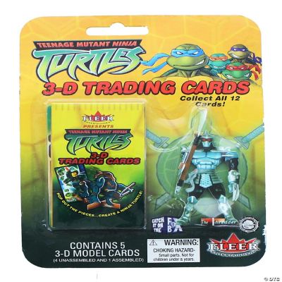 Teenage Mutant Ninja Turtles 3D Trading Cards One Random | Oriental Trading