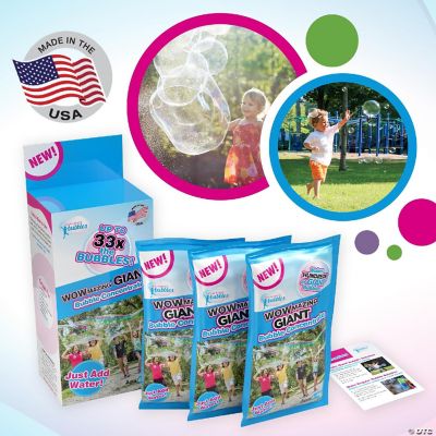 WOWmazing Giant Bubble Concentrate Solution 3-Pack | Oriental Trading