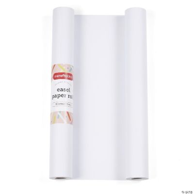 Incraftables Easel Paper Roll (18 Inches x 75 Feet). White Craft Paper ...