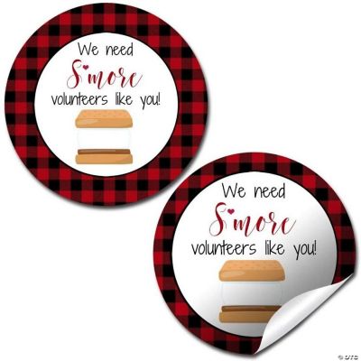AmandaCreation S'more Volunteers Like You Appreciation Stickers 40pc ...