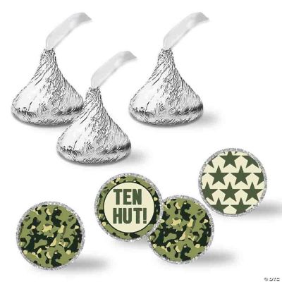 AmandaCreation Ten Hut Army Kiss Stickers 324pc. | Oriental Trading