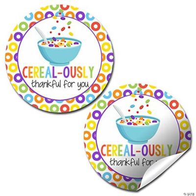 AmandaCreation Cereal-Ously Thankful Teacher Stickers 40pcs. | Oriental ...