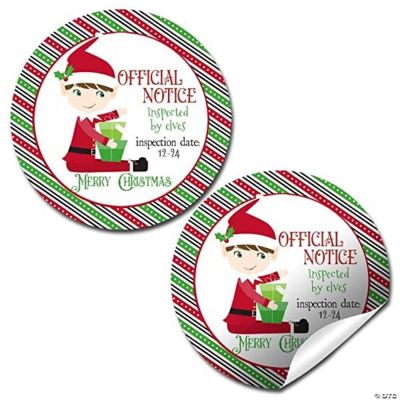 AmandaCreation Elf Inspection Gift Tag 40pc. | Oriental Trading