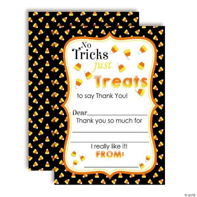 AmandaCreation Candy Corn Thank You Cards 20pc. | Oriental Trading