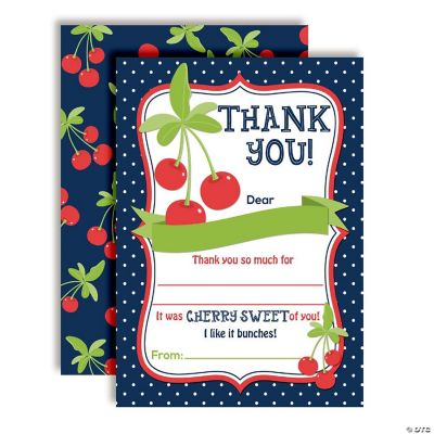 Cherry Sweet Thank You 20pc. by AmandaCreation | Oriental Trading