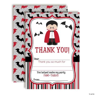 Dracula Birthday Thank You 20pc. by AmandaCreation | Oriental Trading