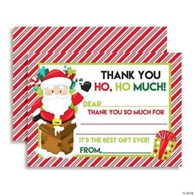 Santa Christmas Thank You 20pc. by AmandaCreation | Oriental Trading