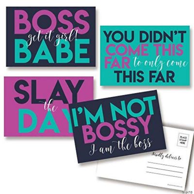 AmandaCreation Boss Babe Postcards 20pc. | Oriental Trading