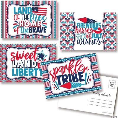 AmandaCreation 4th of July Variety Postcards 20pc. | Oriental Trading
