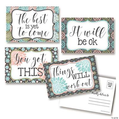 AmandaCreation Positive Thinking Postcards 20pc. | Oriental Trading