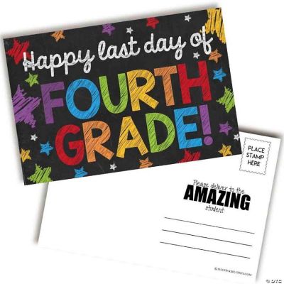 AmandaCreation Last Day Of 4th Grade Postcards 30pc. | Oriental Trading