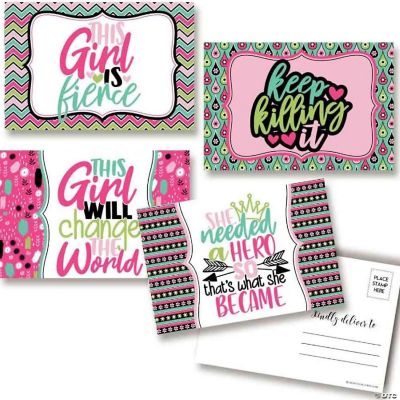 AmandaCreation Girl Power Variety Postcards 20pc. | Oriental Trading