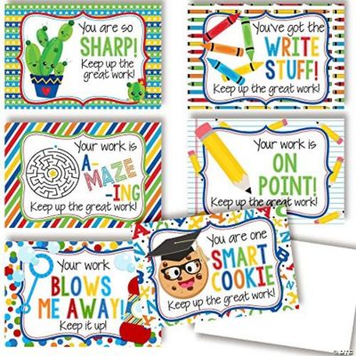 AmandaCreation Keep Up The Good Work Postcards 30pc. | Oriental Trading