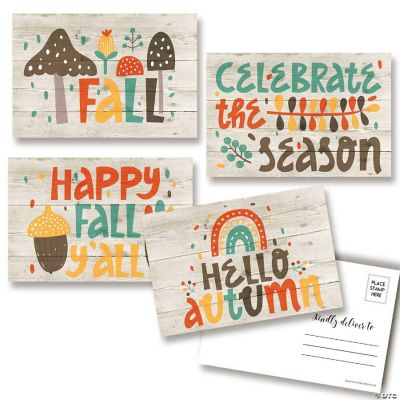 AmandaCreation Happy Fall and Autumn Postcards 20pc. | Oriental Trading