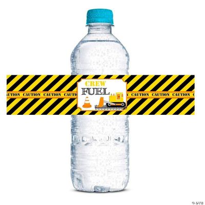 AmandaCreation Construction Site Water Bottle Wrappers 20pcs ...