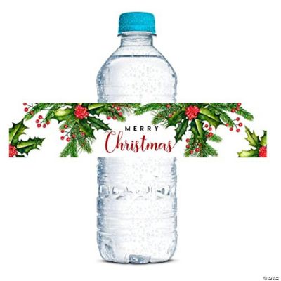 AmandaCreation Holly and Pine Water Bottle Wrappers 20pcs. | Oriental ...