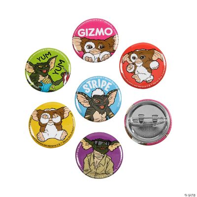 1" diam. Bulk 48 Pc. Mini Gremlins™ Characters Metal Buttons | Oriental ...